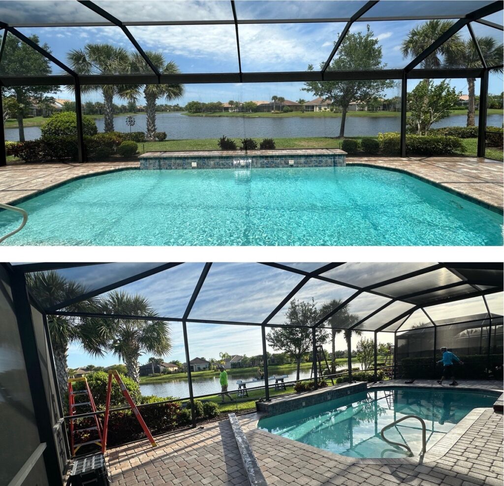 New Pool Cage and Screen Enclosure Installation Venice FL | Gulf Coast ...